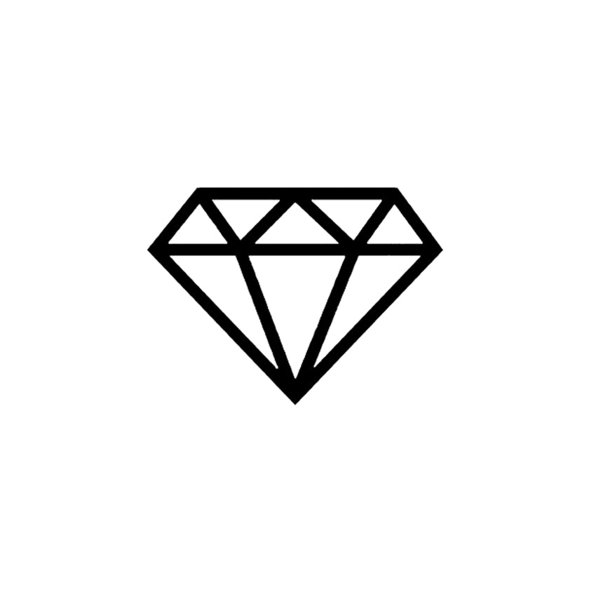 Guitar Pick Set Rombo Diamond (4 Guitar Picks) - 2 mm - ROMBO