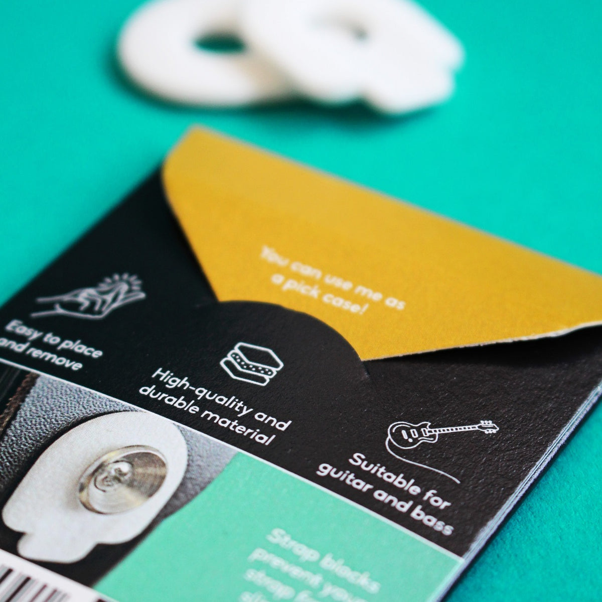 Guitar Strap Blocks Set Rombo (2 Strap Blocks) - ROMBO